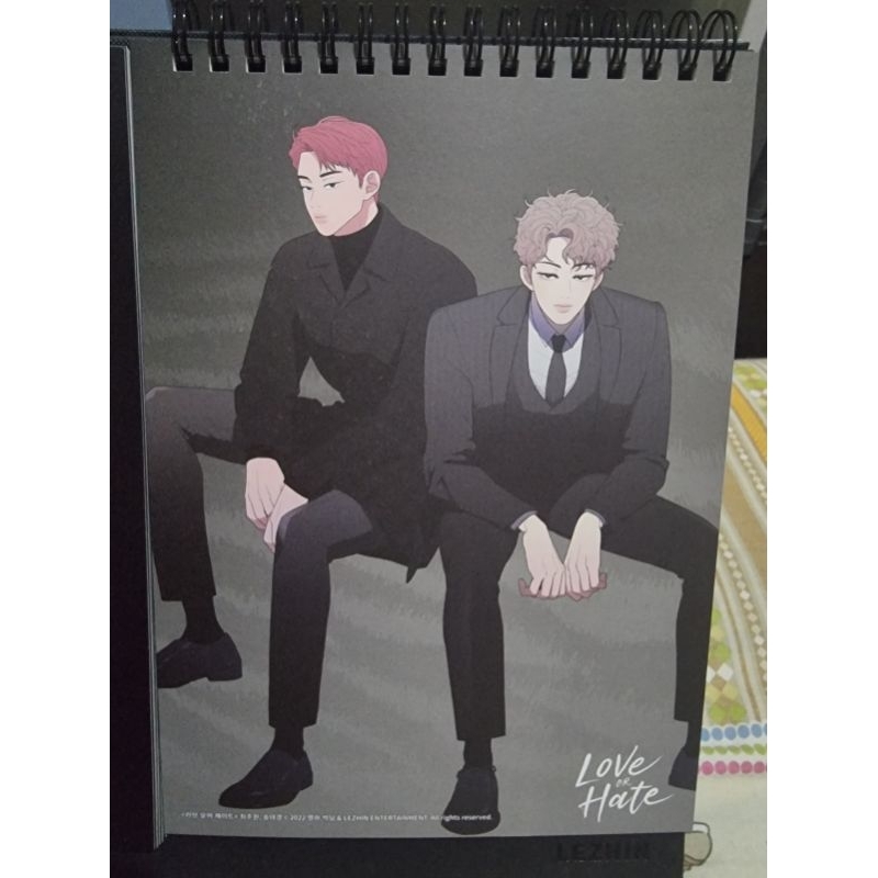 Jual Official Lezhin Illustration Card Calendar 2022 with Safety ...