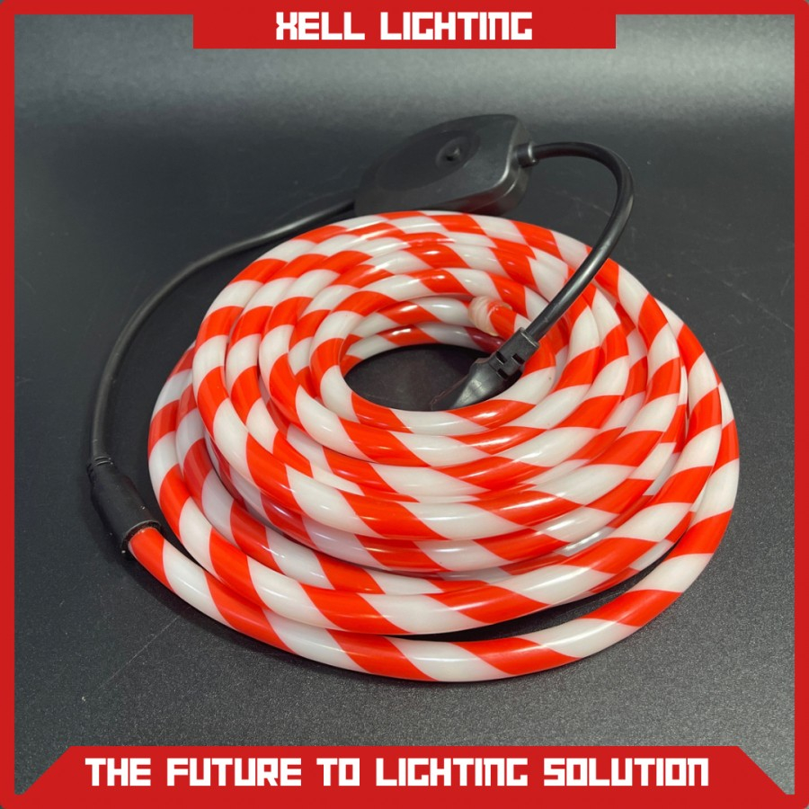 Jual lampu selang bulat 8m rope led + controller 72 led | Shopee Indonesia