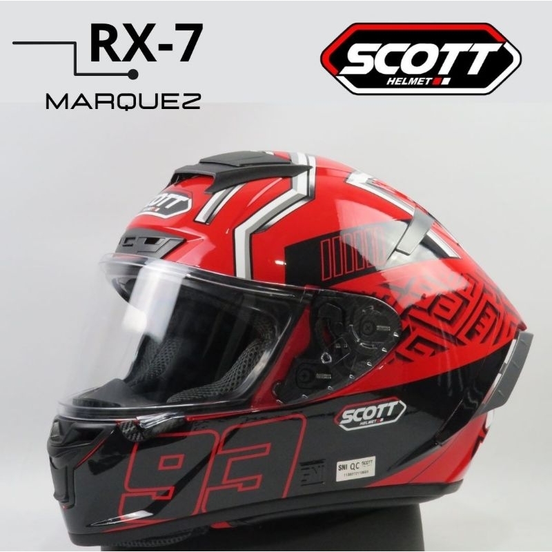 Jual HELM FULLFACE ORIGINAL SCOTT RX 7 X14 not Shoei X-14 | Shopee ...