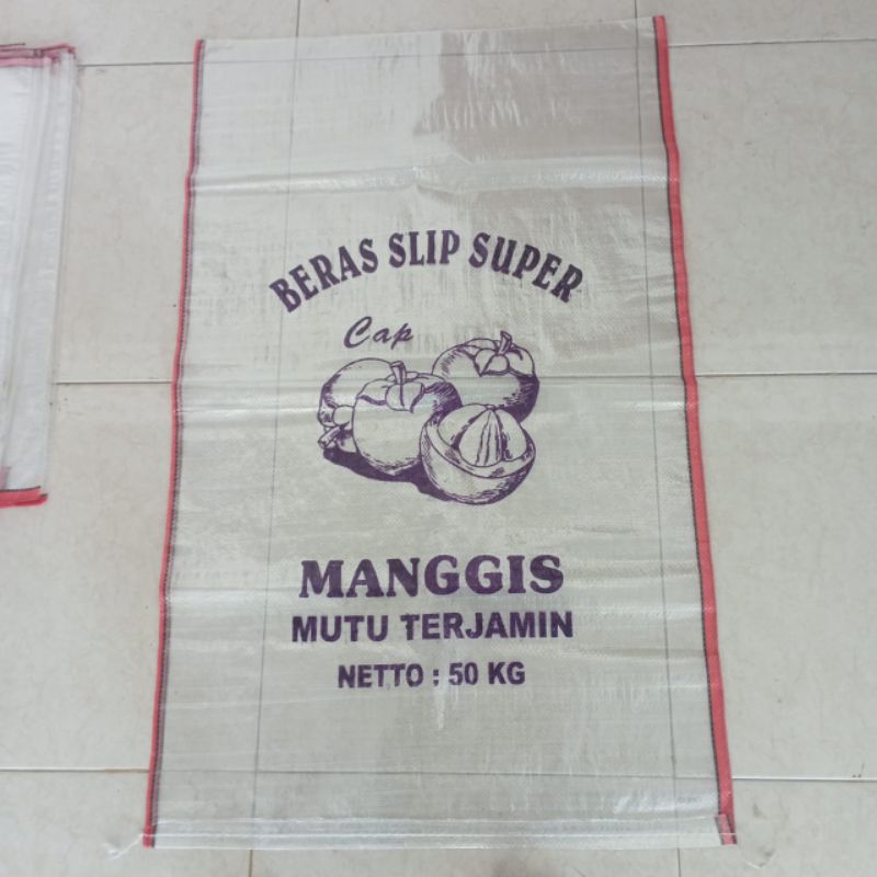 Jual Karung plastik 50 kg, karung beras 50kg polos transparan ukuran ...