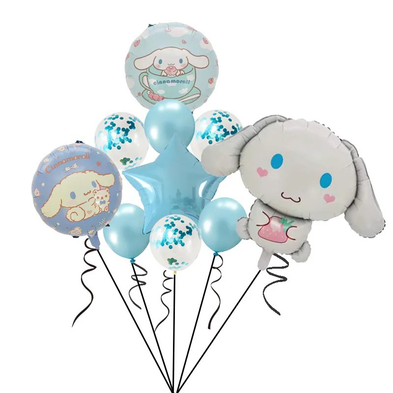Jual PAKET BALON BINTANG LATEK CONFETTI SANRIO KUROMI MELODY | Shopee ...