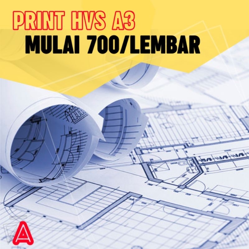Jual PRINT CETAK HVS A3 KHUSUS GAMBAR KERJA DED IMB | Shopee Indonesia