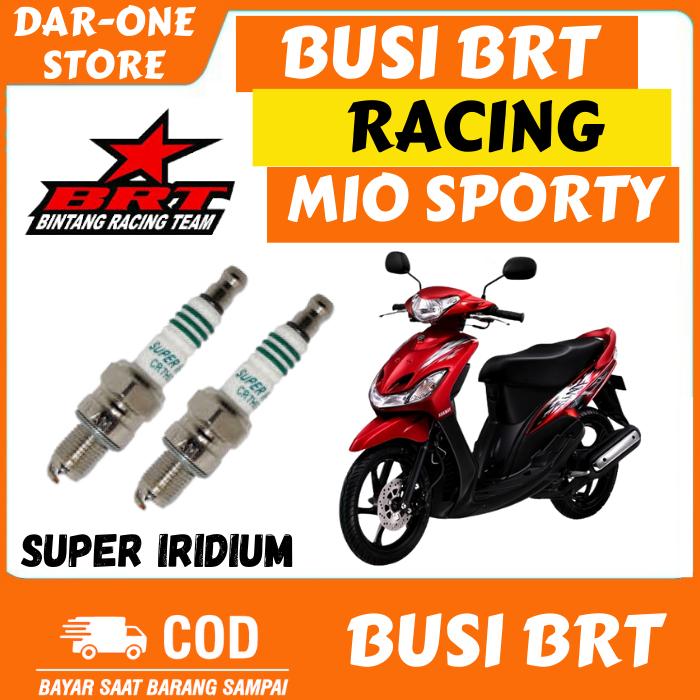 Jual BUSI SUPER IRIDIUM BRT RACING YAMAHA MIO SPORTY DRAT PENDEK ORIGINAL | Shopee Indonesia