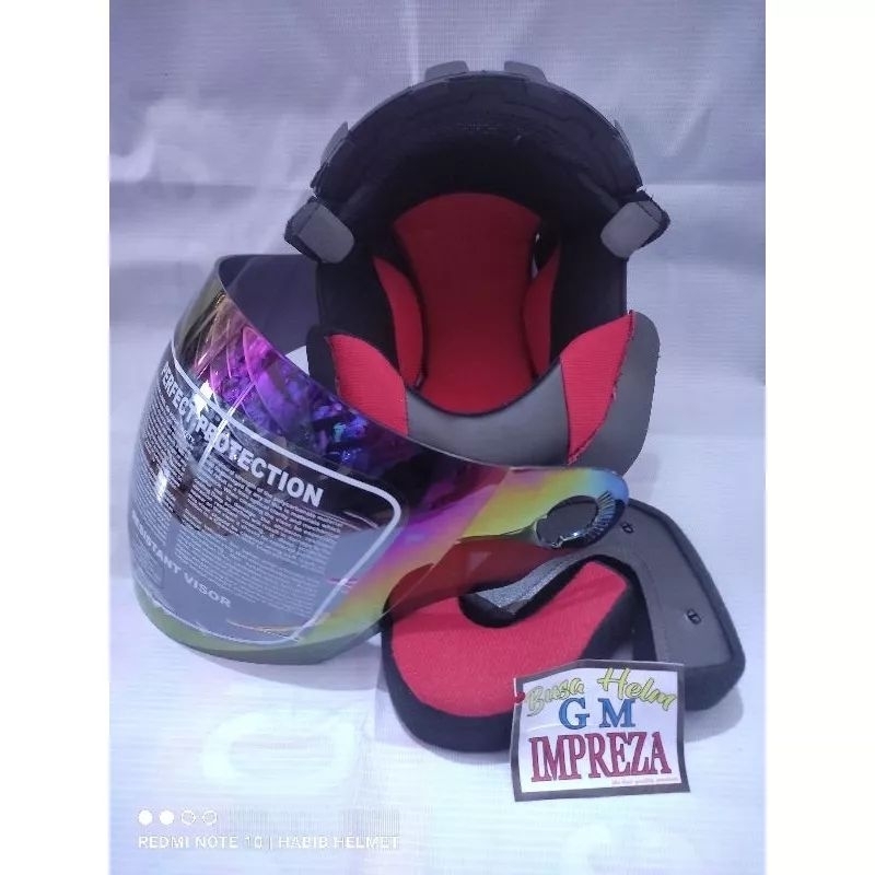 Jual paket busa fullset Gm imprezza + kaca helm paket busa helm GM ...