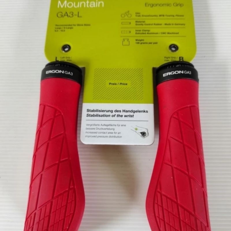 Jual Handgrip Ergon GA3 Sirip | Hand Grip sepeda MTB Original | Shopee ...