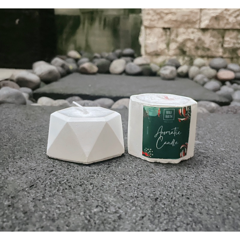Jual Bali Bath Lilin Aromaterapi Eco Friendly Pot Keramik Putih untuk ...