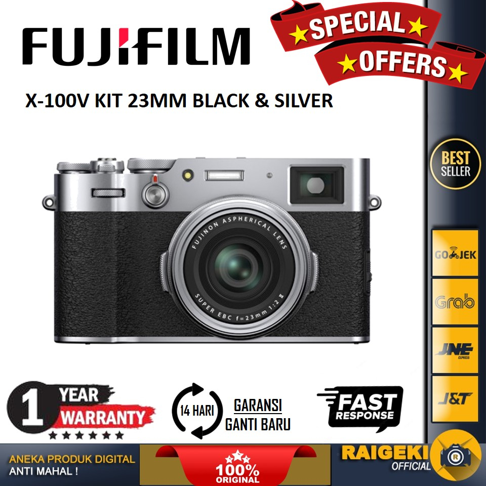 Jual Fujifilm X100V KIT 23MM / Fujifilm X 100V / Fuji X100V Digital Camera | Shopee Indonesia
