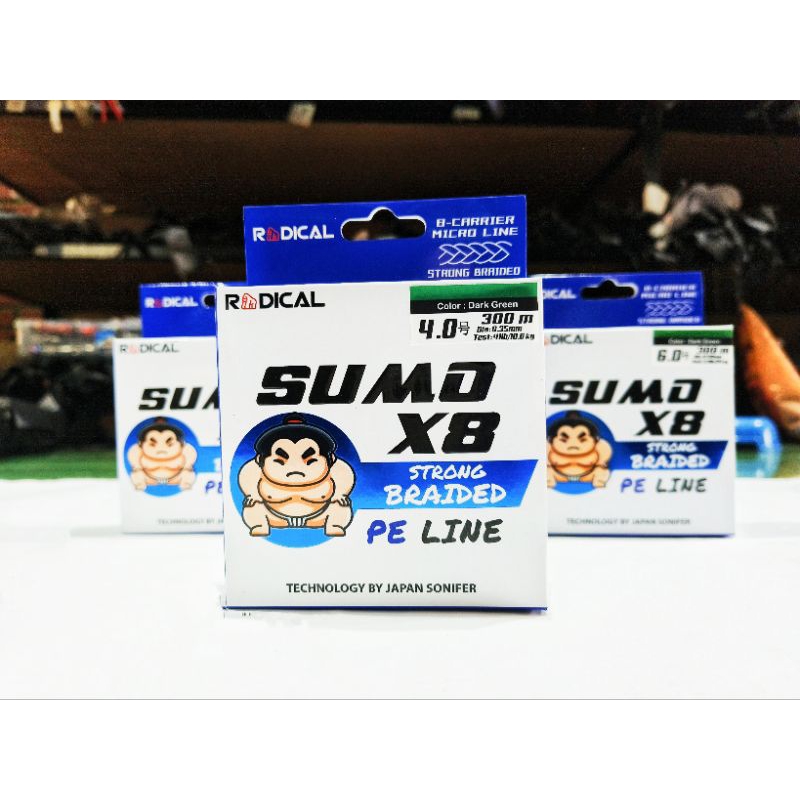 Jual Senar PE Radical Sumo X8 200M 300M | Shopee Indonesia