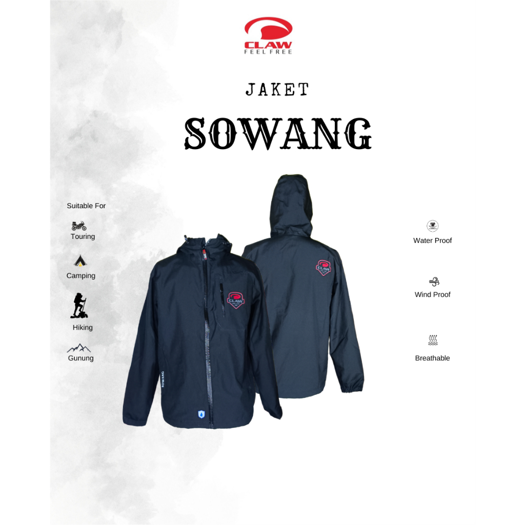 Jual Jaket Waterproof - Jaket Sowang - Jaket Claw | Shopee Indonesia