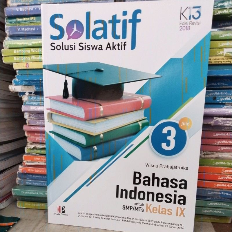 Jual solatif bahasa Indonesia kelas 9 SMP MTS kurikulum K13 edisi ...