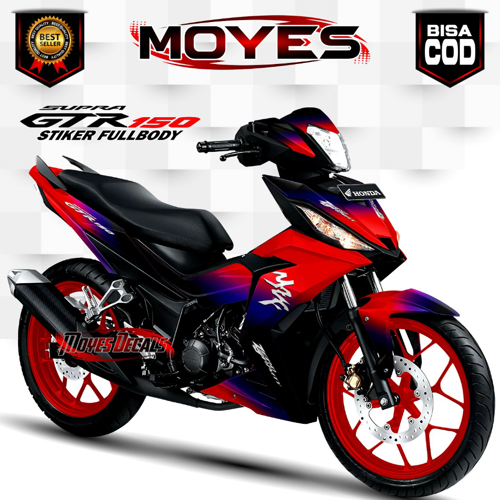 Jual Decal Stiker Supra GTR 150 - Stiker Supra GTR 150 Fullbody MYS112 ...