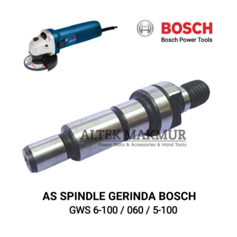 Jual As Grenda Bosch GWS 6-100 / 060 / 5-100 Spindle Spindel For Mesin ...