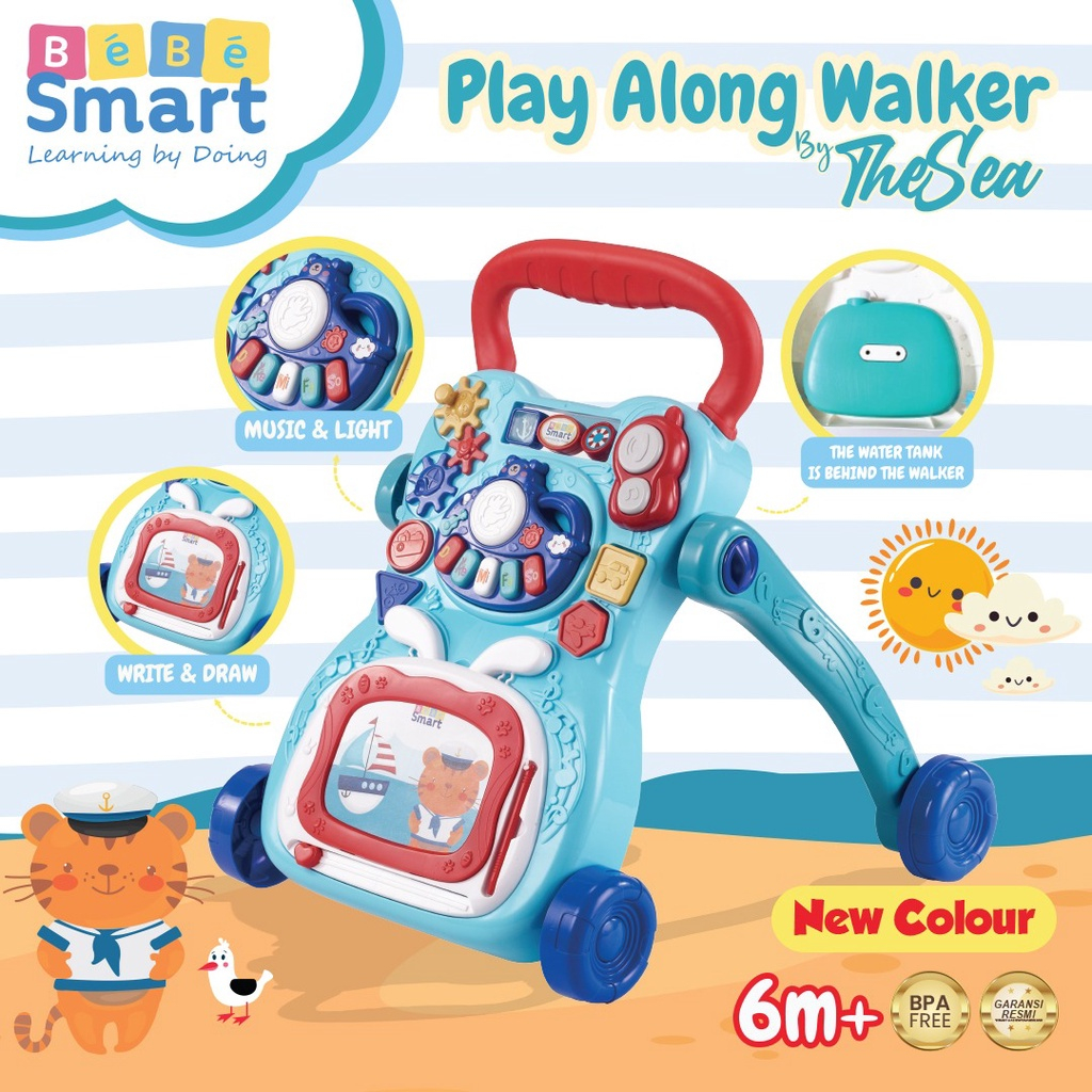 Jual Push Baby walker Bebe Smart Play Along Walker Baby walker | Shopee ...