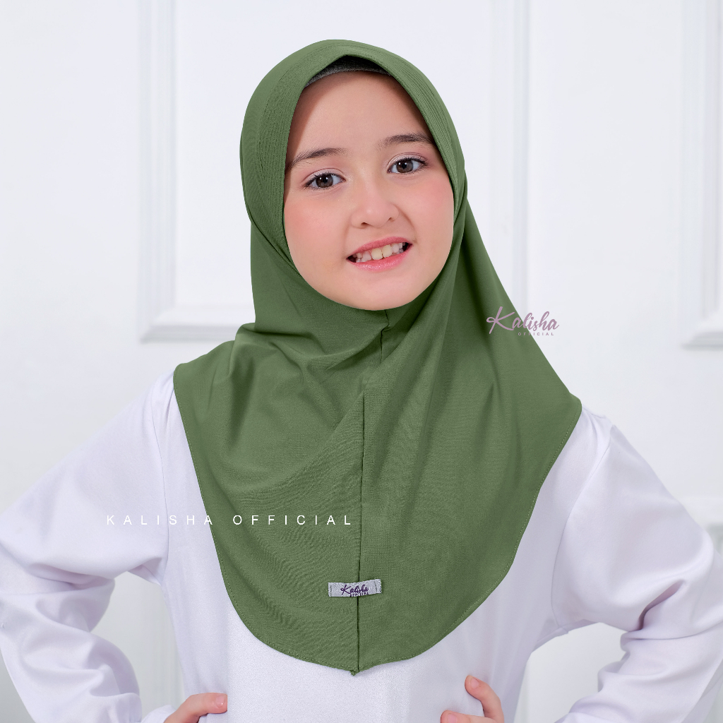 Jual Hijab Bergo Hamidah Jersey Alika Jilbab Sekolah Pinguin Anak By Kalishaofficial | Shopee ...