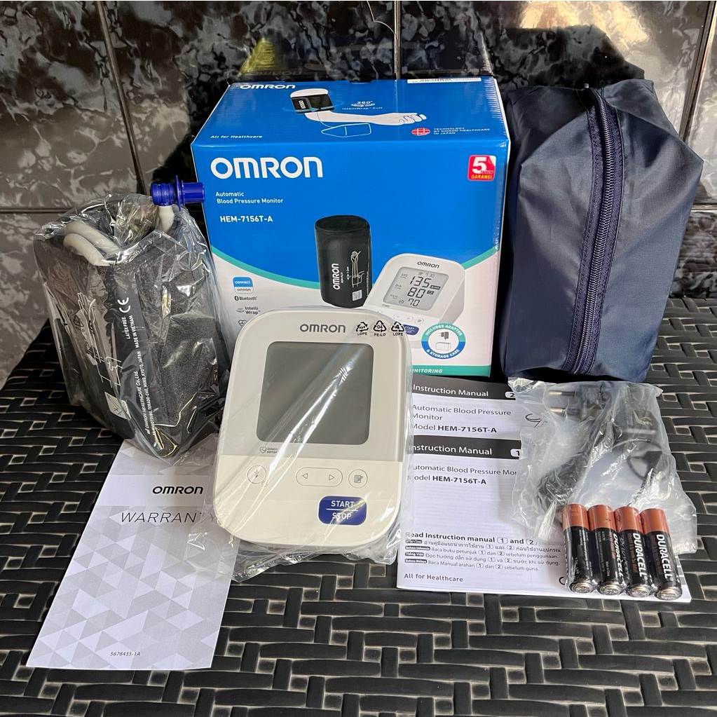 Jual TENSIMETER DIGITAL OMRON PLUS ADAPTOR KONEKTIVITAS BLUETOOTH HEM ...