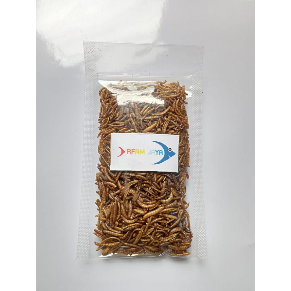 Jual Ulat Hongkong Carophil kuning 15 gr booster warna kuning pakan ...