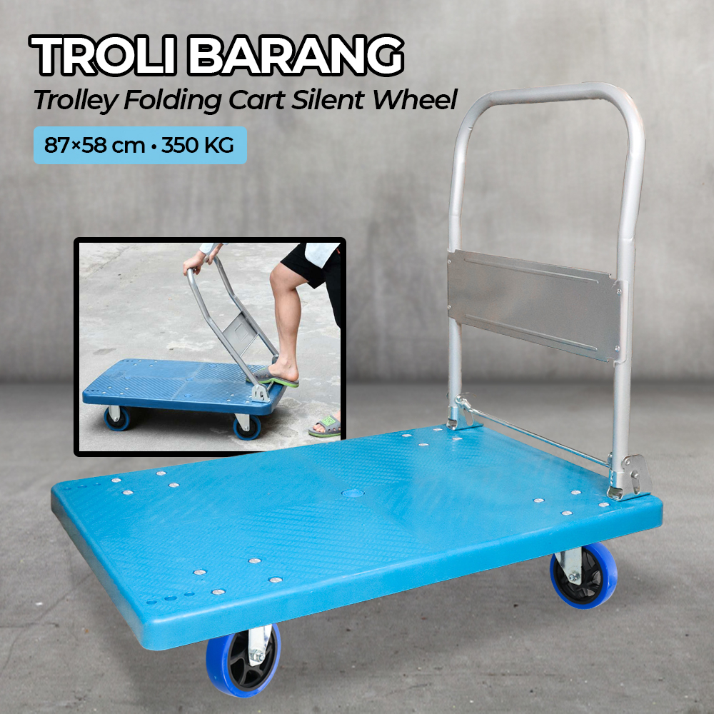 Jual Troli Barang 150kg / Hand Truck 50kg / Trolley Folding Portable ...