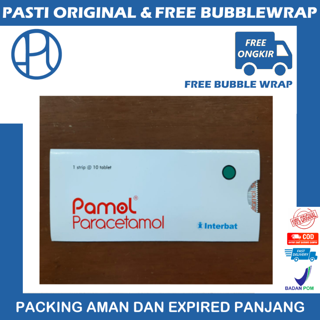 Jual PAMOL STRIP PARACETAMOL 500MG | Shopee Indonesia