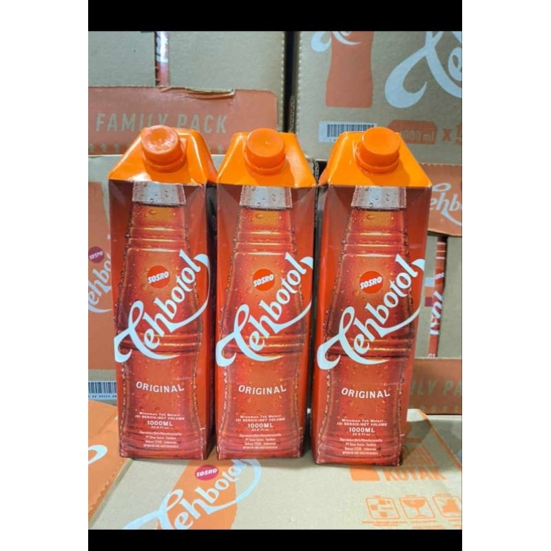 Jual Teh Botol 1 Liter (1000 ml) | Shopee Indonesia
