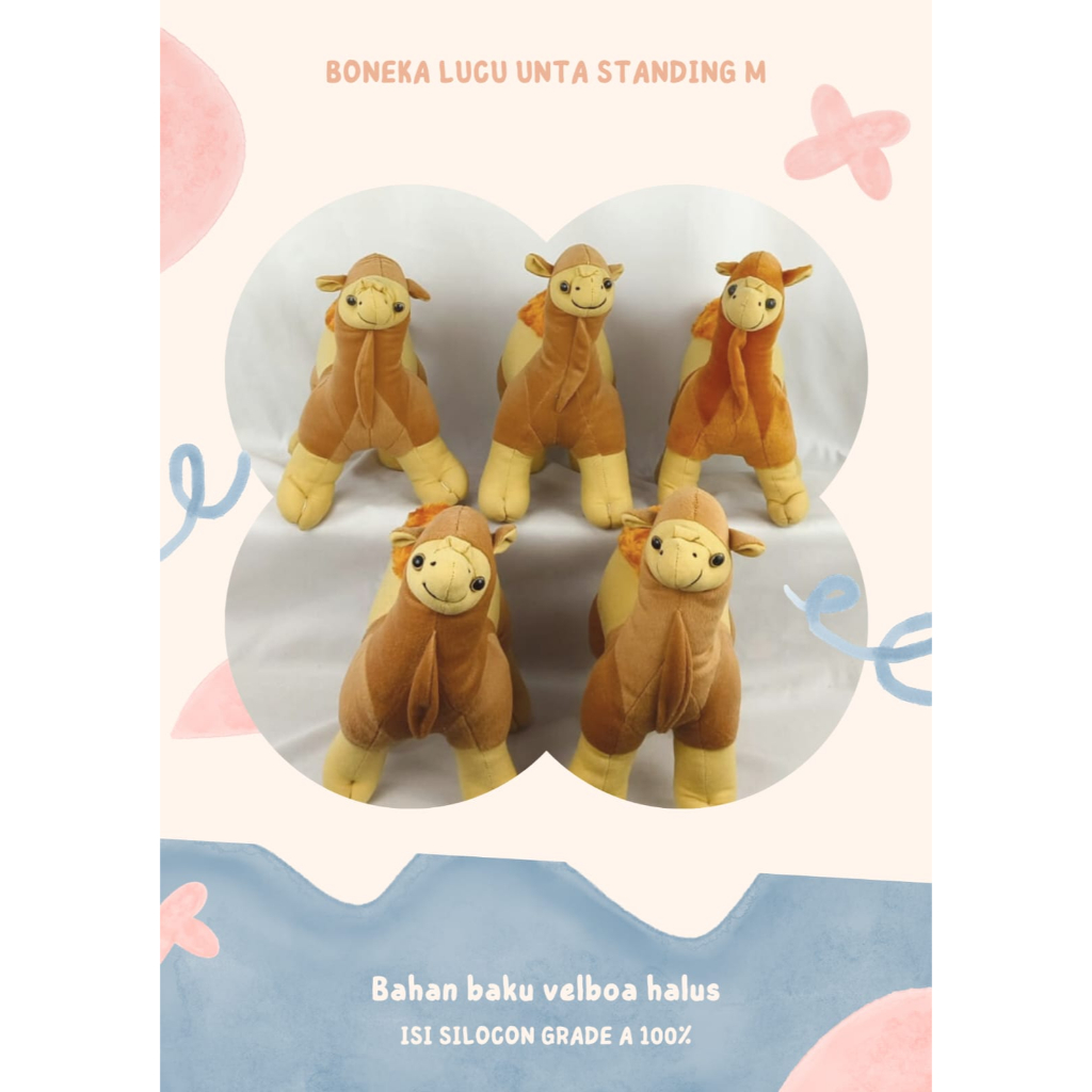 Jual BONEKA UNTA STANDING UKURAN M LUCU | Shopee Indonesia