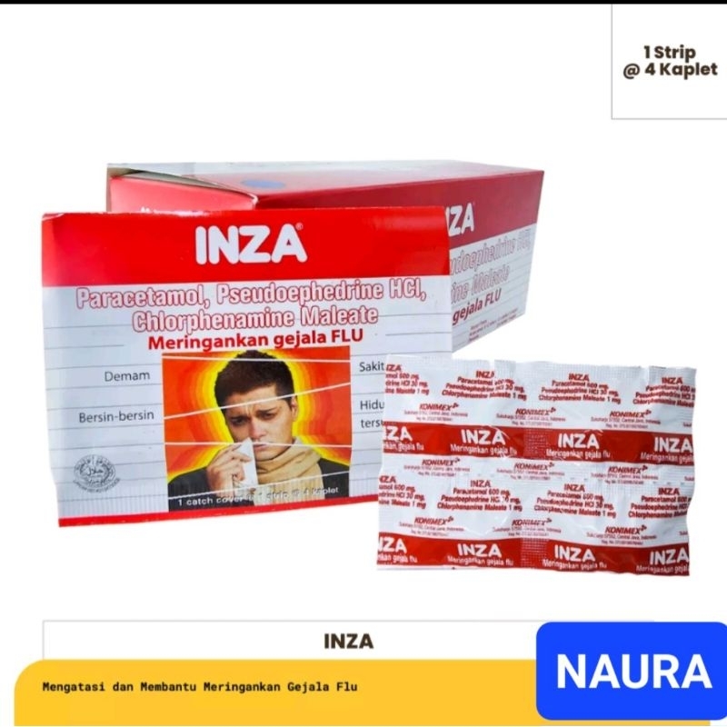 Jual INZA FLU DAN HIDUNG TERSUMBAT STRIP | Shopee Indonesia