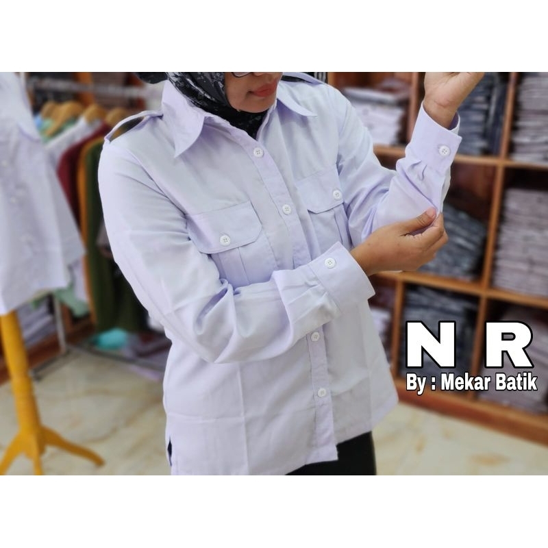 Jual Baju Dinas Seragam Putih Wanita PDH ASN PNS | Shopee Indonesia