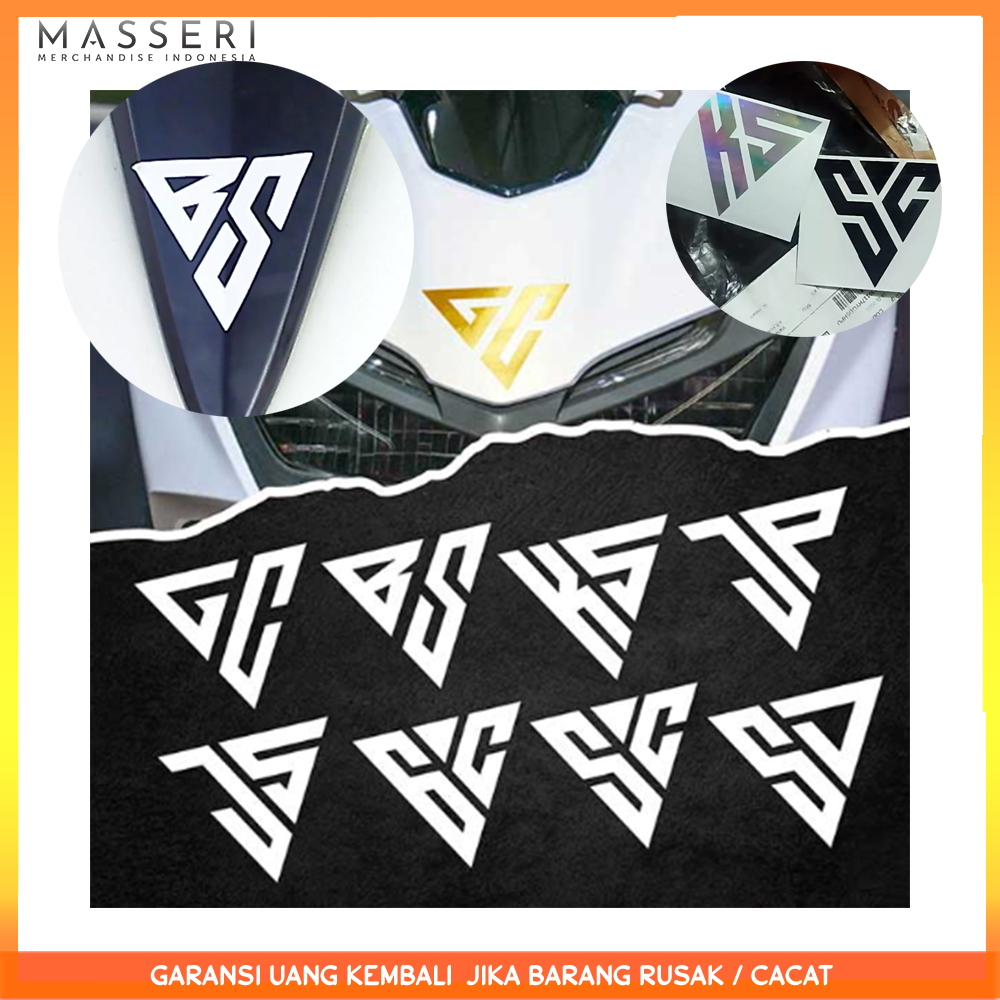 Jual Masseri - Stiker GC BS Logo / Sticker Racing KS JP Logo / Stiker ...
