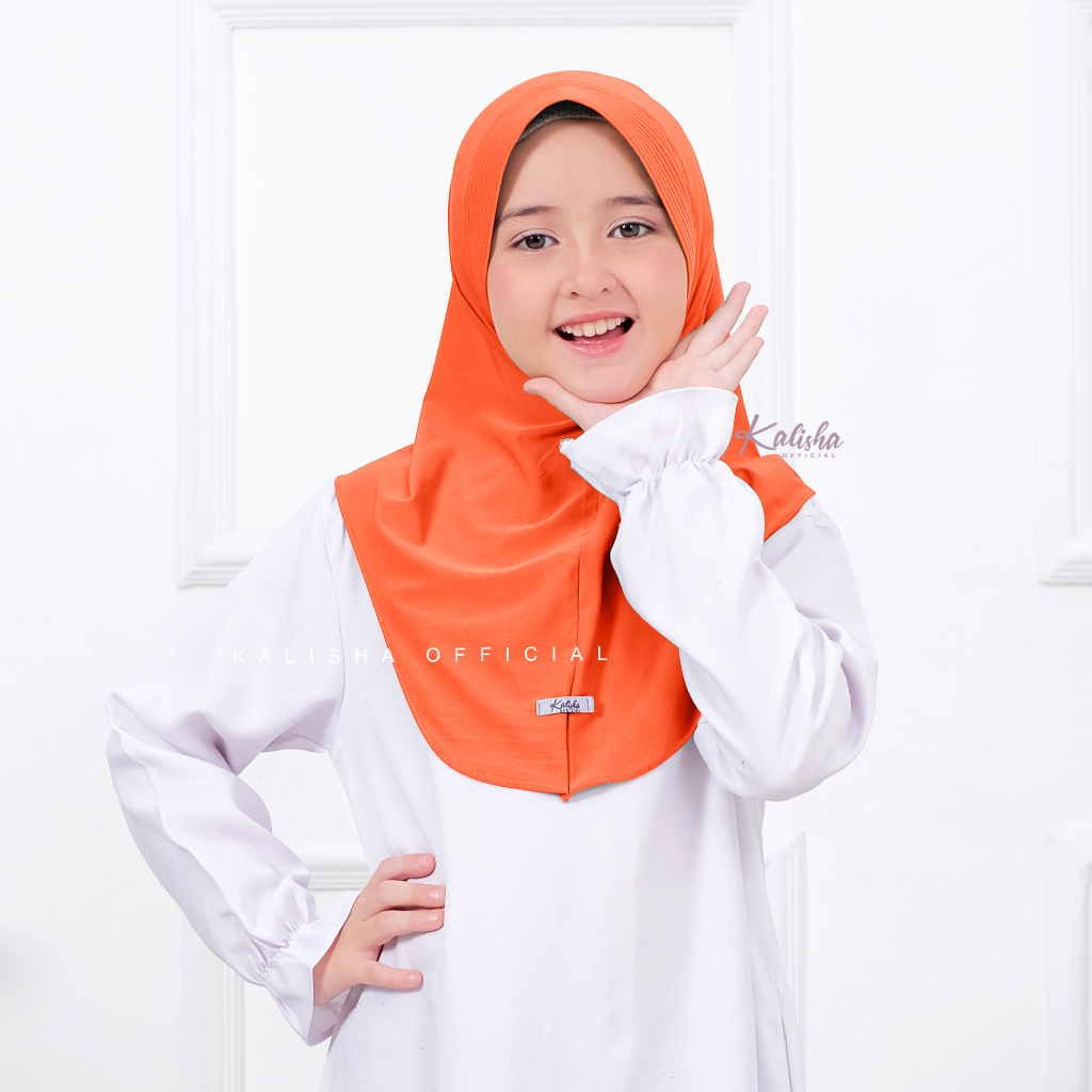 Jual Kerudung Instan Jersey Anak Hijab Pinguin Alika Jilbab Instan Anak By Kalishaofficial ...