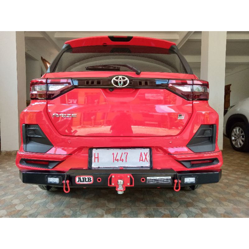 Jual BUMPER TOWING ARB OFF ROAD RAIZE/ROCKY + LED DRL KNOCK DOWN MERAH ...