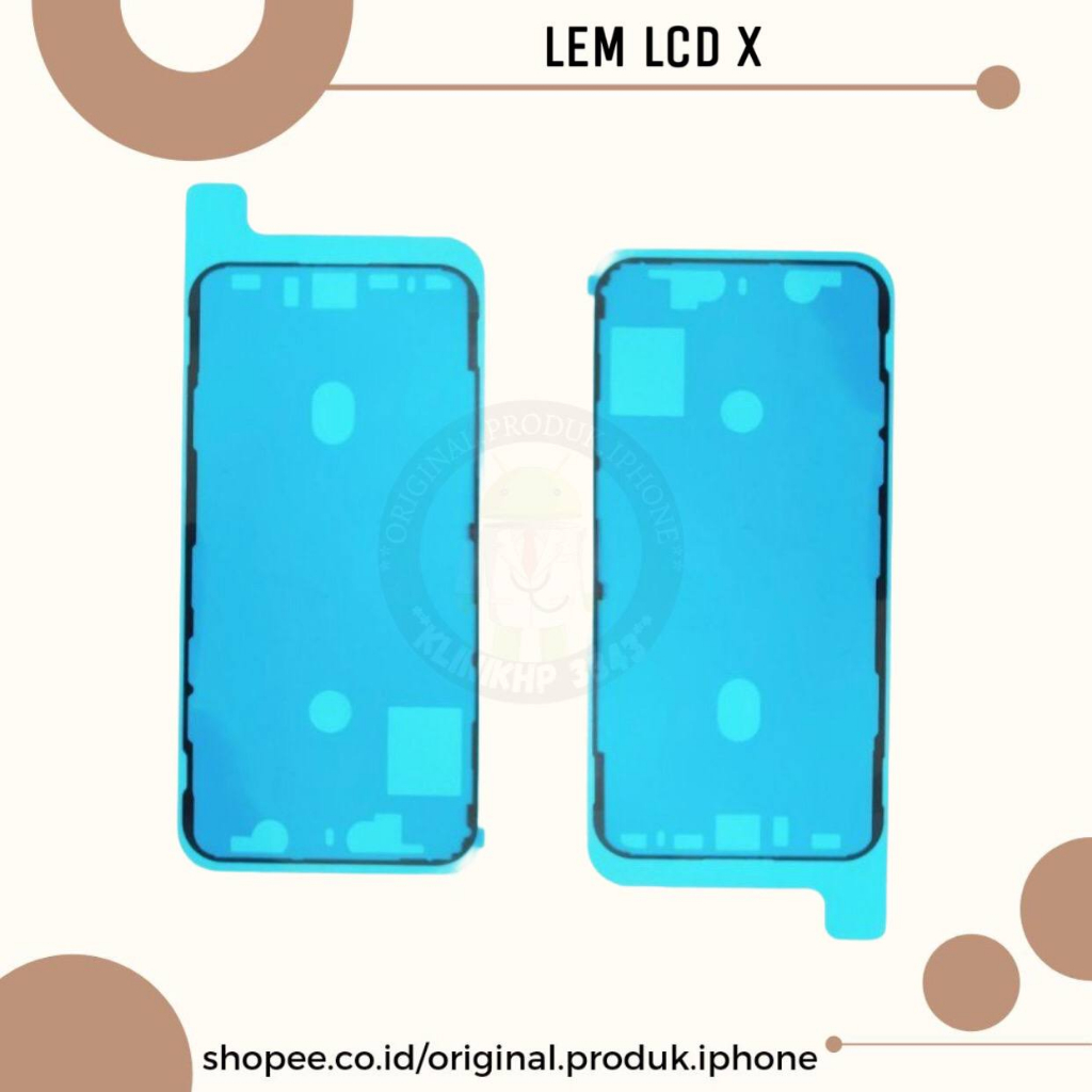 Jual STICKER LEM ADHESIVE WATERPROOF ANTI AIR FOR LCD X ORIGINAL ...