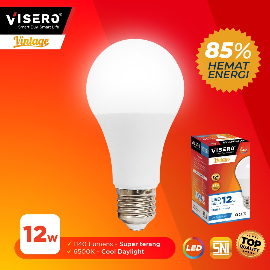 Jual Led Bulb Visero Vintage 12 Watt | Shopee Indonesia