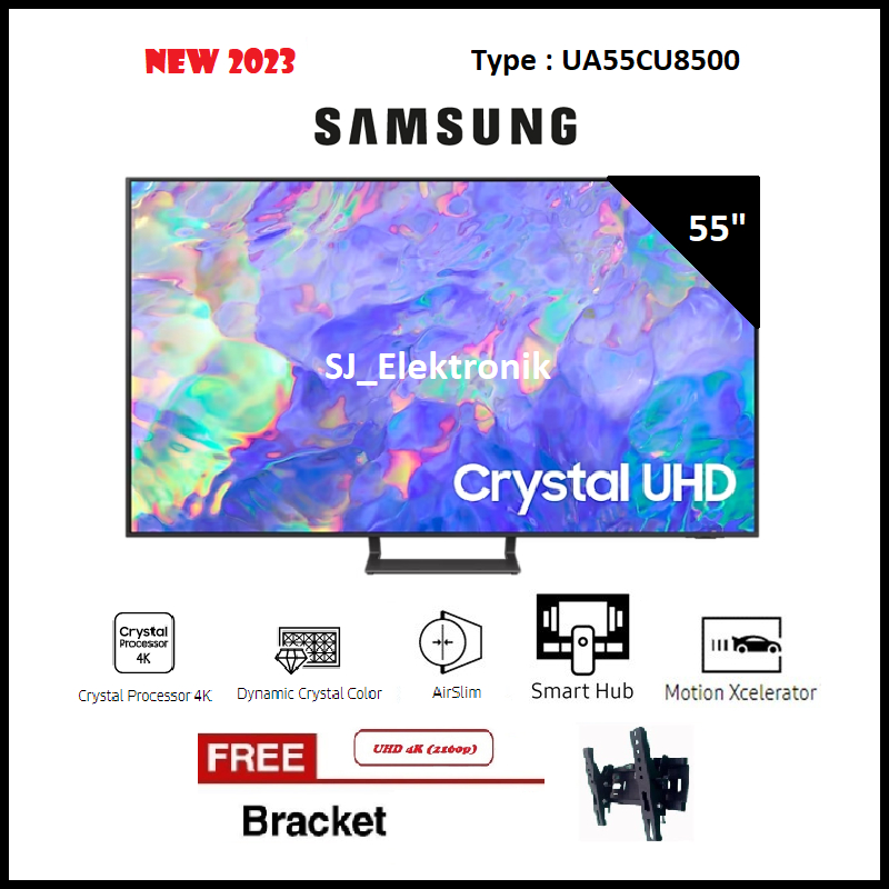 Jual (KHUSUS LUAR KOTA) Braket + LED TV Samsung 55CU8500 - 55 Inch CU8500 Smart TV Crystal UHD ...