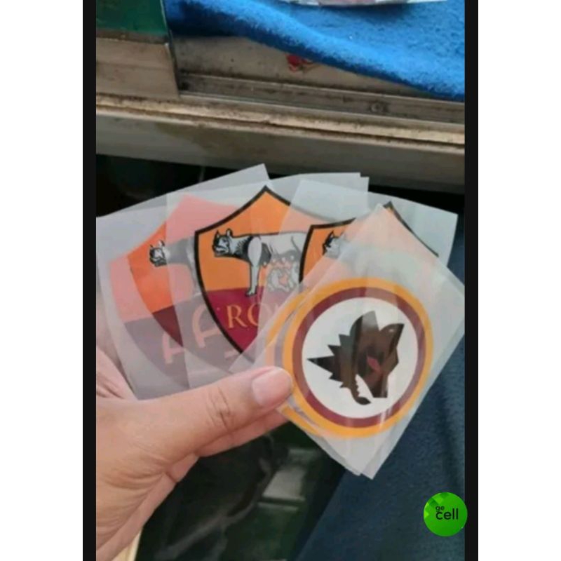 Jual logo / patch / woven as roma dtf tinggal setrika | Shopee Indonesia