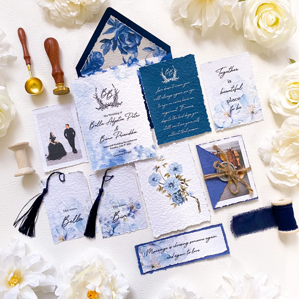 Jual Keepsake / Wedding Vows Handmade Undangan Aesthetic (New Design ...