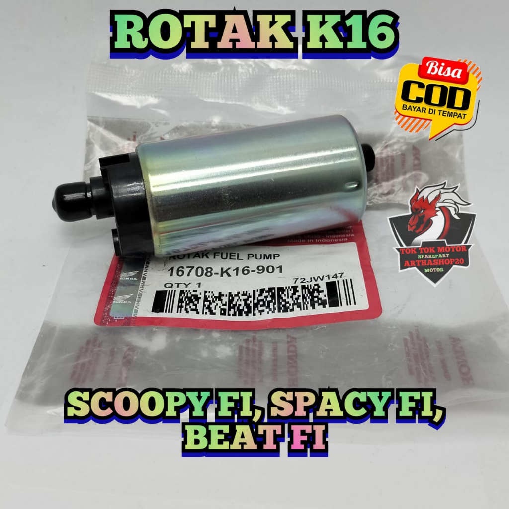 Jual ROTAK ROTAX INJEKSI K16 KUALITAS ASLI ORIGINAL HONDA AHM BEAT FI ...