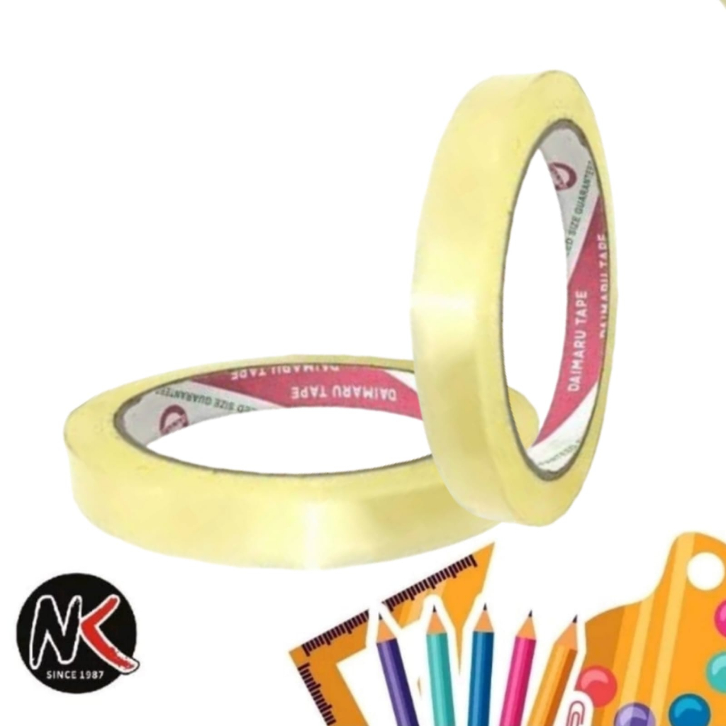 Jual Cellotape DAIMARU 1/2"inch (12mm)/Solatip/Selotip Bening | Shopee ...