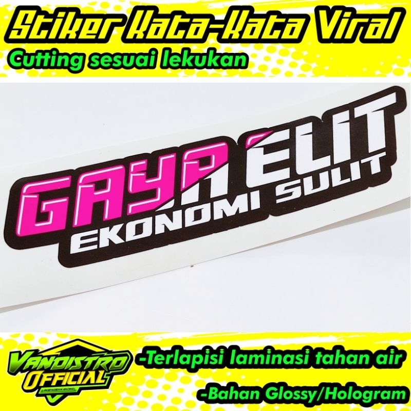 Jual Stiker Lo Lo Gak bahaya ta? / stiker racing viral / stiker motor / stiker hitz / stiker ...