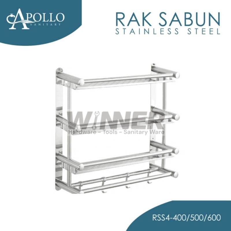 Jual Rak Kamar Mandi Rak Sabun Rak Shampoo Susun 3 + Capstok Gantungan ...