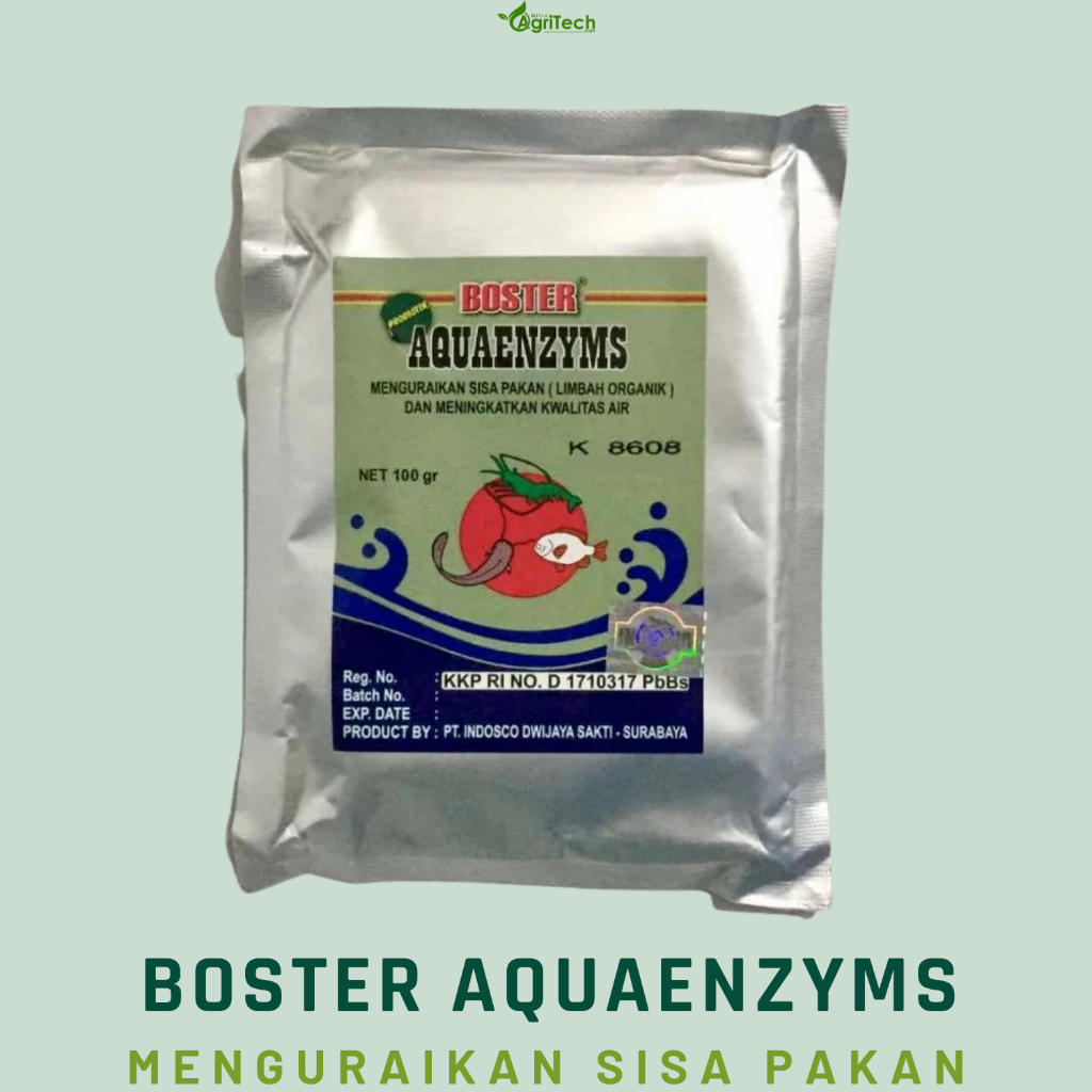 Jual BOSTER AQUAENZYM PROBIOTIK IKAN ISI 100 GRAM MULIENZYM IKAN UDANG ... Jual BOSTER AQUAENZYM PROBIOTIK IKAN ISI 100 GRAM MULIENZYM IKAN UDANG ...
