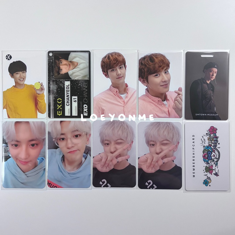 Jual EXO Chanyeol Photocard Non Album (Celebrity CUM CAFE / SMTOWN Museum Photo Ticket / EXO-L ...