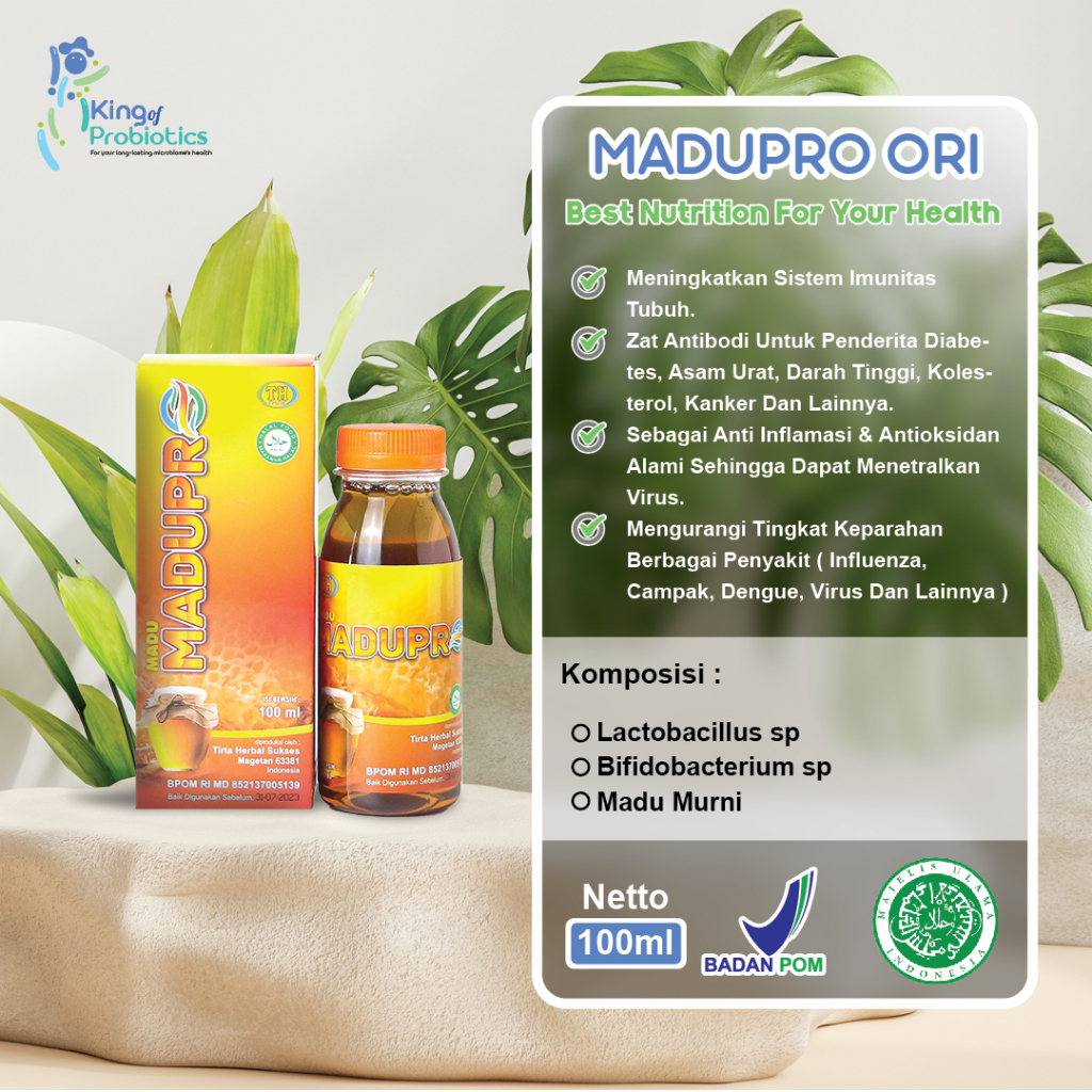 Jual Bioth Madupro Original Probiotik Kemasan Botol 100ml Herbal Alami ...