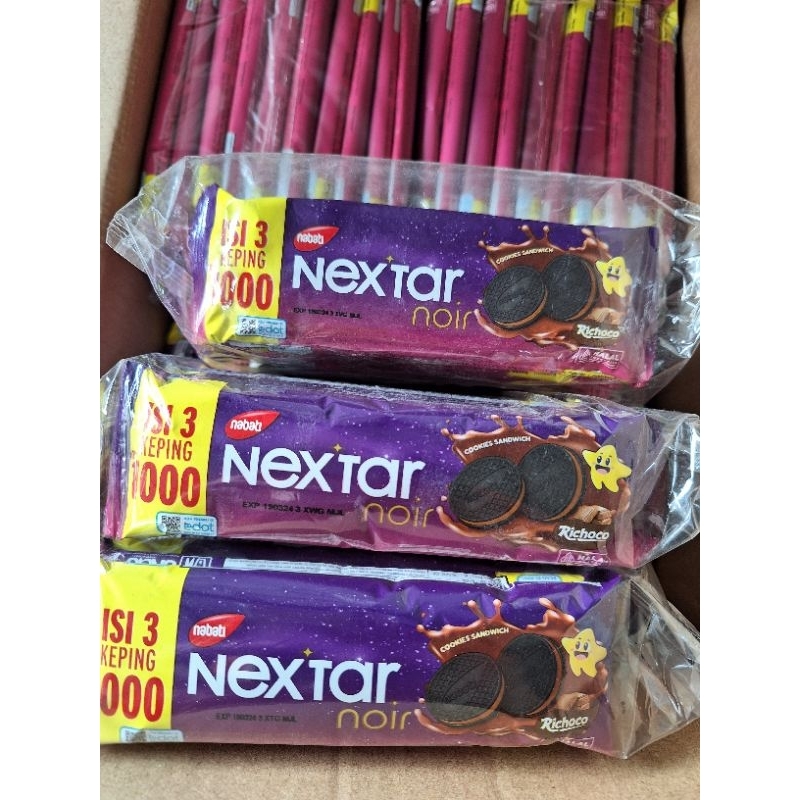 Jual Nabati Nextar Noir Richoco Rasa Coklat ( 1pack isi 10pcs) | Shopee ...