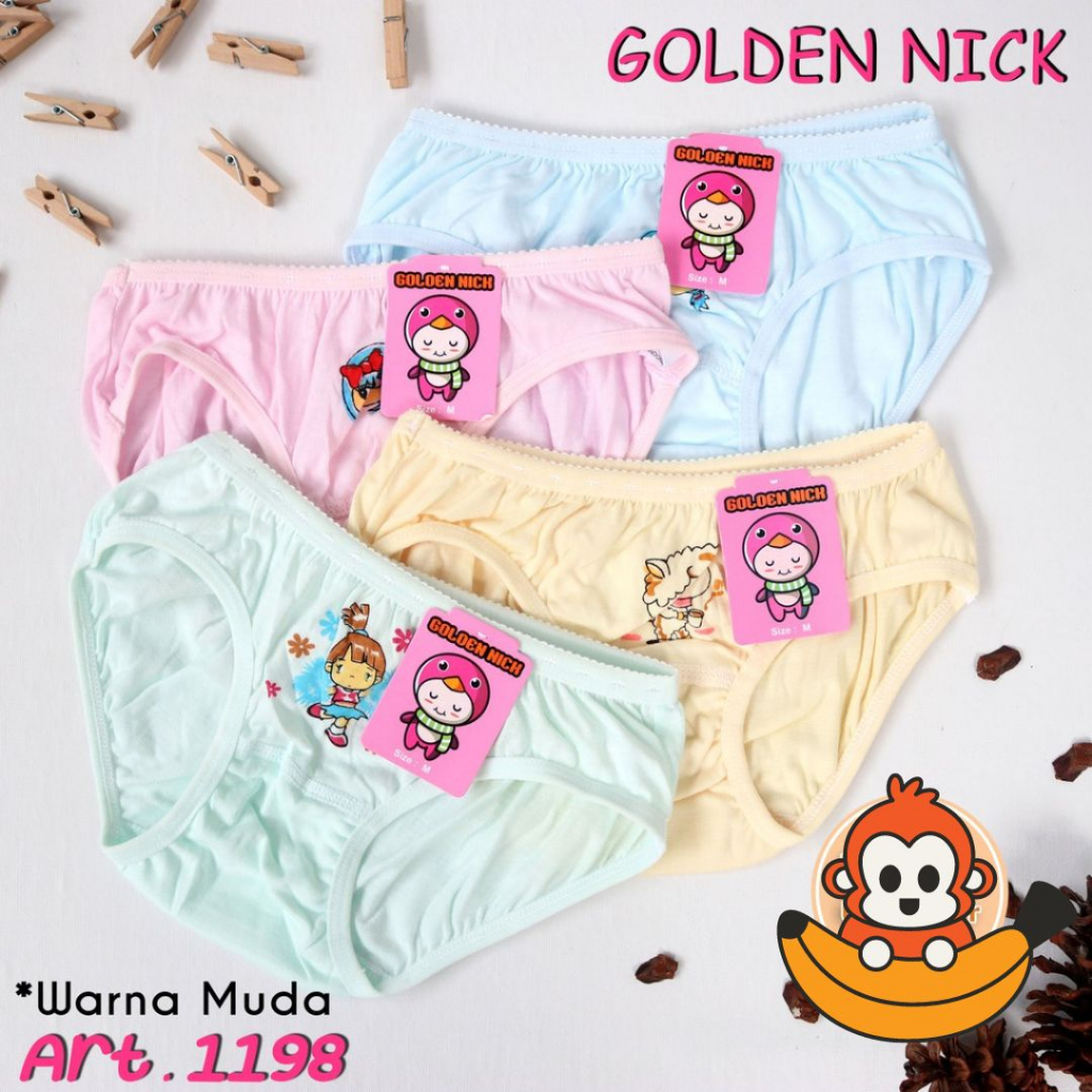 Jual TERMURAH !! Celana Dalam Anak Perempuan (( GOLDEN NICK )) CD Anak ...