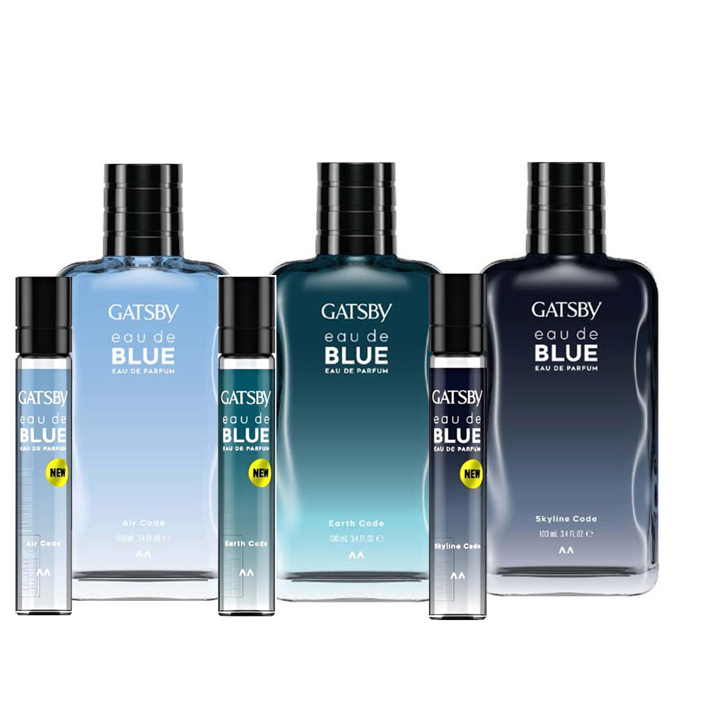 Jual Gatsby Eau De Blue Parfum Blue | Bold 100ml | Shopee Indonesia
