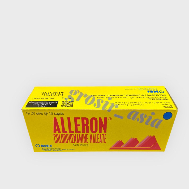 Jual Alleron 1 Box Isi 20 Strip | Shopee Indonesia