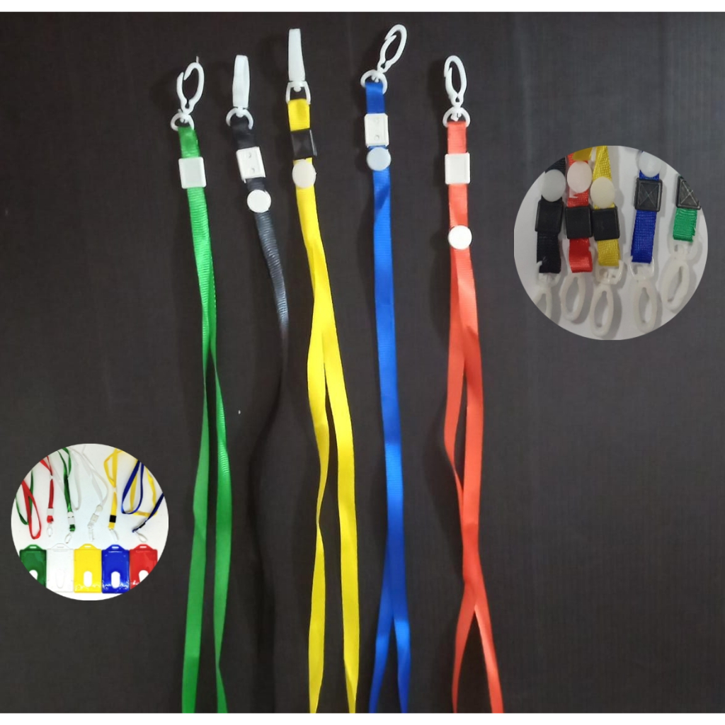 Jual Tali ID Card/ Tali Lanyard/ Tali ID Card Plastik | Shopee Indonesia