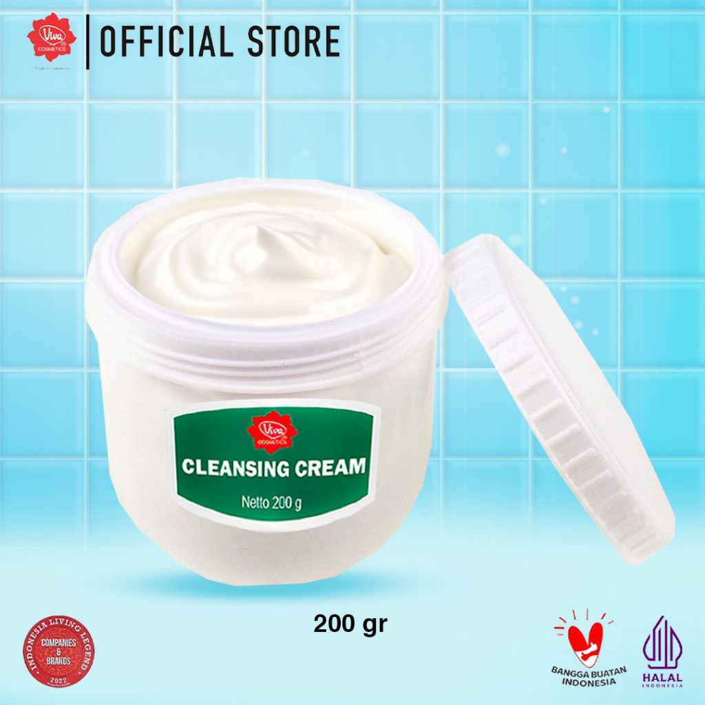 Jual Viva Cleansing Cream (DEEP CLEANSING) - 30 gr, 200 gr, 550 gr ...