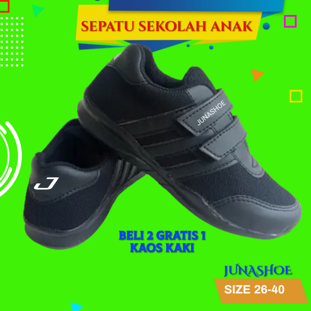 Jual sepatu anak sekolah sd tk paud sepatu cewe cowo sepatu anak laki ...