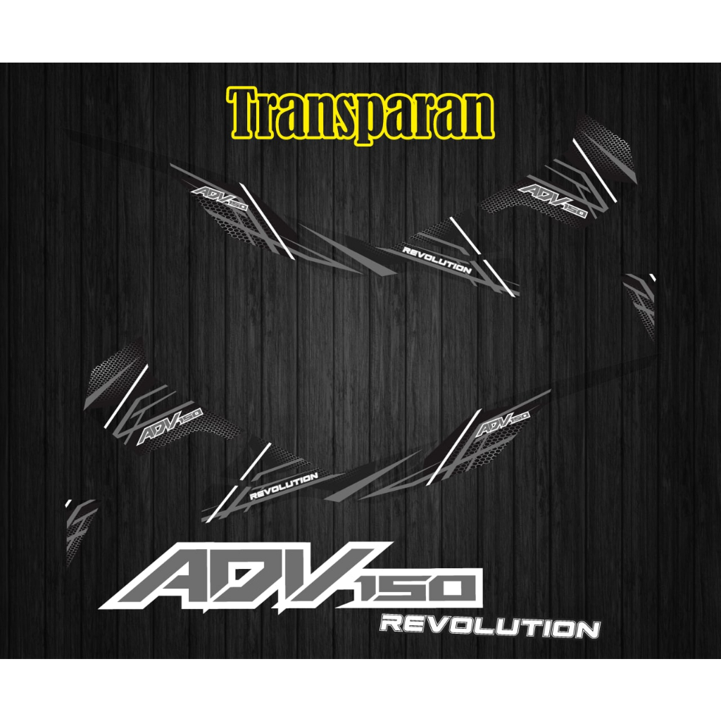 Jual Stiker Striping Transparan ADV 150 Revolution simple | Shopee ...