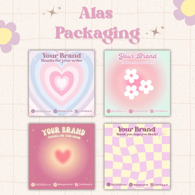 Jual ALAS PACKAGING KERTAS PACKING GELANG CINCIN AKSESORIS CUSTOM ...